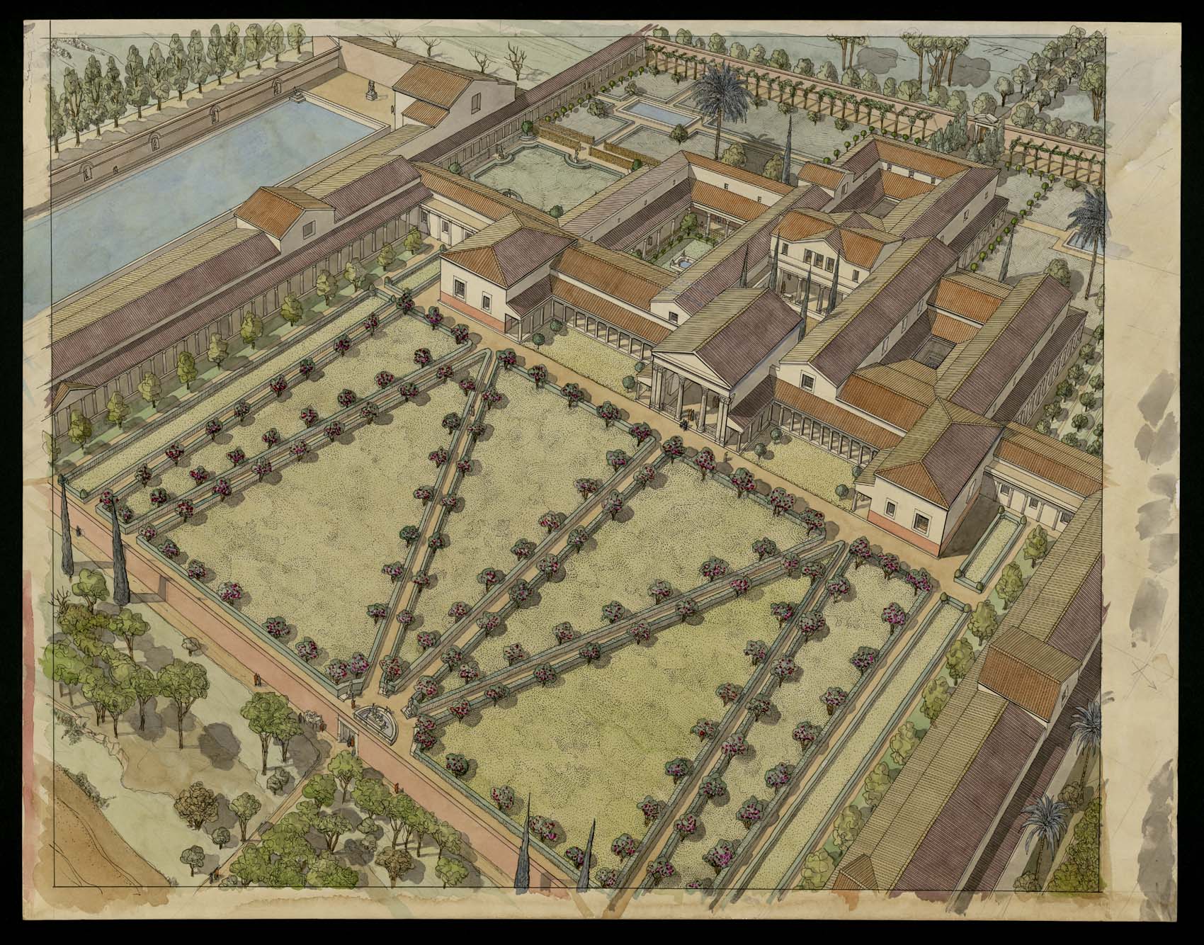 Oplontis, la grande villa - Jean-Claude Golvin